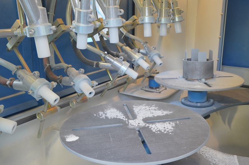 Multi-station Automatic Rotary Sandblasting System - Buy Automated ...